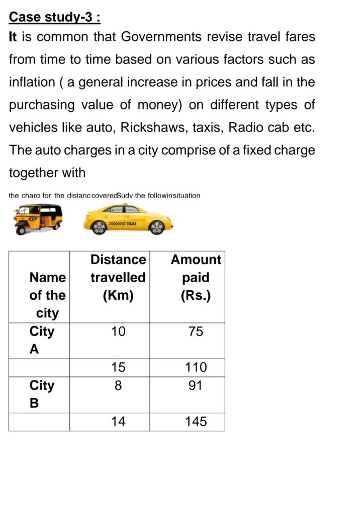 CASE STUDY BASED QUESTIONS CLASS 10 MATHS CHAPTER-3 - SHARMA TUTORIAL