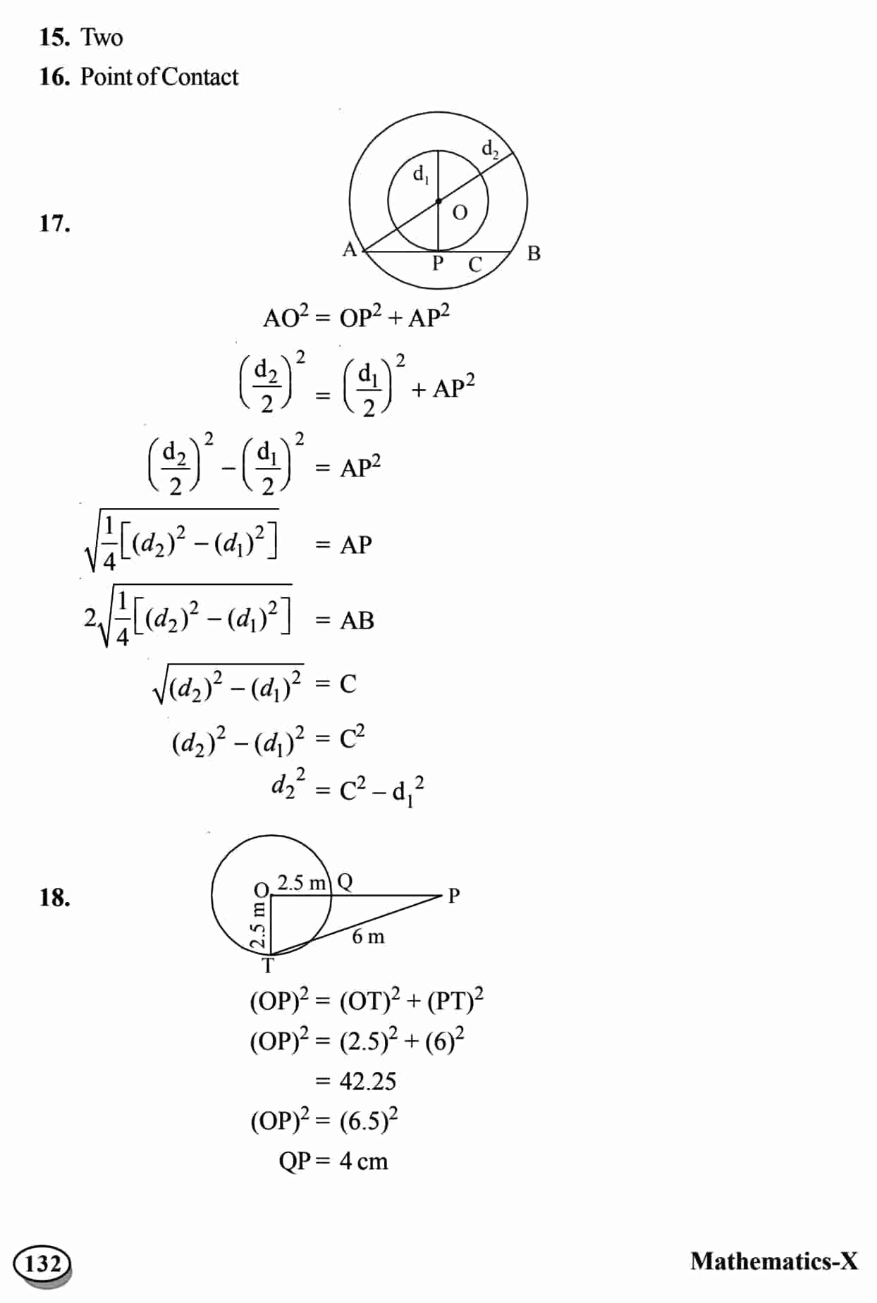 Important Questions for Class 10 Maths Chapter 10 Circles - SHARMA TUTORIAL