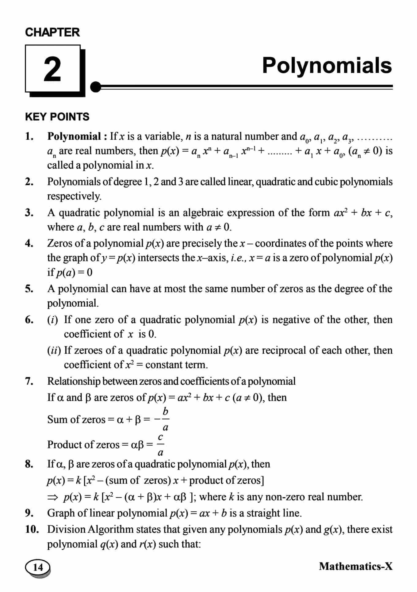 polynomials class 10 extra questions - SHARMA TUTORIAL