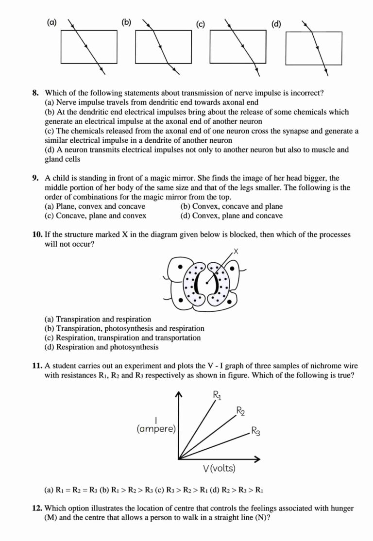 Paper-4 | CBSE Class 10 Science sample paper for board exam 2023 with ...